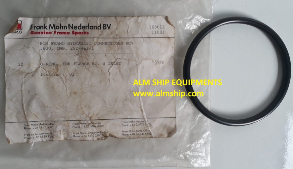 O-RING ID 79780 FOR FRAMO | ALM SHIP EQUIPMENTS